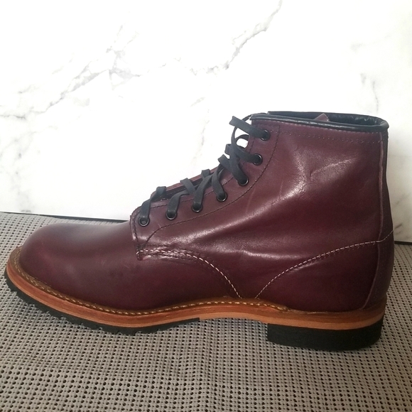 Red Wing Shoes | Shoes | Red Wing 941 Beckman Round Black Cherry Brown Leather Boots 85 | Poshmark